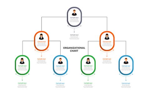 비즈니스 아바타 아이콘이 있는 조직도 비즈니스 계층 인포그래픽 요소 개념에 대한 스톡 벡터 아트 및 기타 이미지 개념 경영자 그래프 Istock