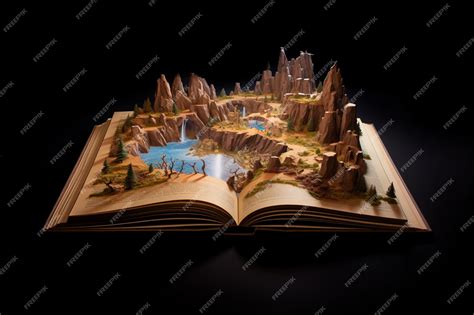 소설 스토리텔링과 동화에 대한 오픈 북 개념 무료 사진