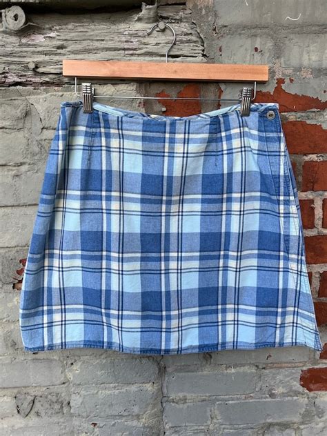 Blue Plaid Skort Gem