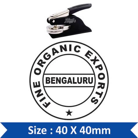 Shiny Embossing Seal Stampmart