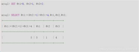 Mysql变量定义declareset使用实例讲解mysql 定义变量 什么时候加 Csdn博客