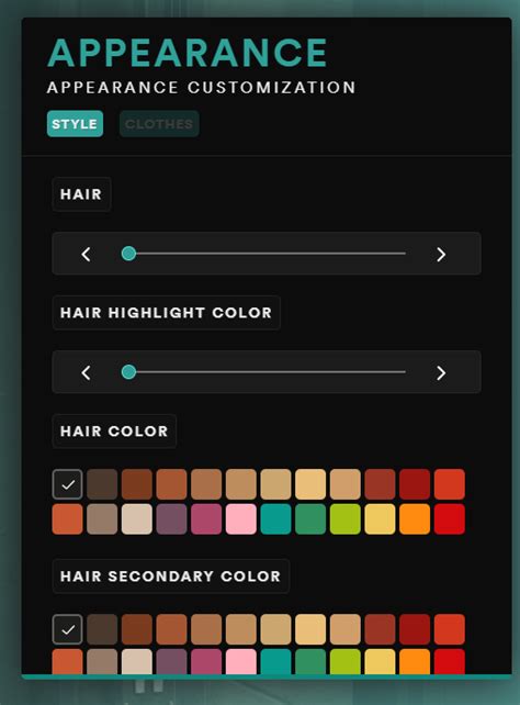 Visual Core VCore Char Creator