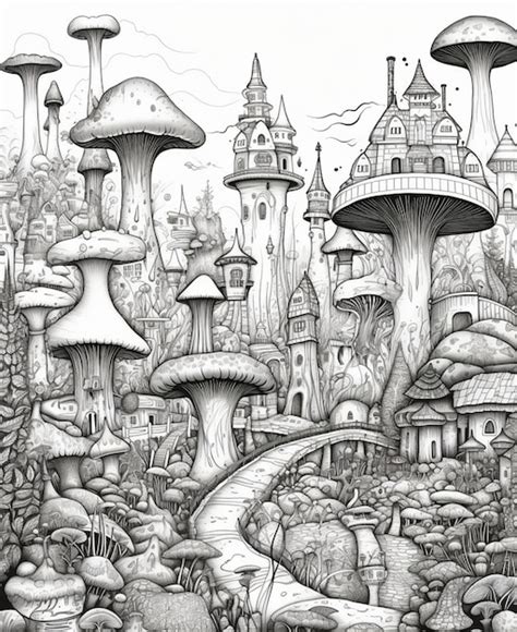 Fantasy World Drawing