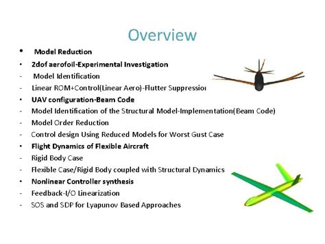 Model Order Reduction And Control Of Flexible Aircraft
