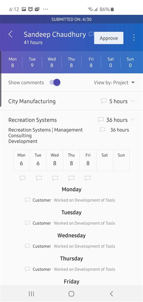 Dynamics 365 Project Timesheets Mobile App Seamless Project Timesheet