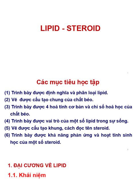 Lipid Steroid 1 Pdf