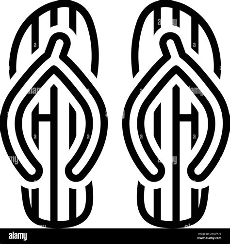 Icon For Thongsslipper Stock Vector Image And Art Alamy
