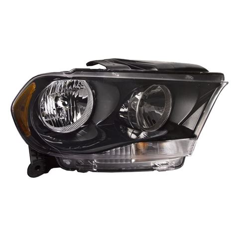 2011 2013 Dodge Durango Black Housing Halogen Passenger Headlight Right
