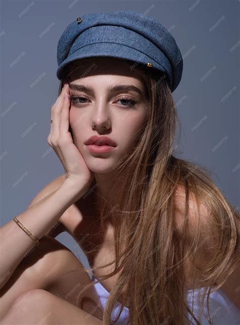 Premium Photo Sexy Attractive Woman Posing With Cap Beautiful Sexy
