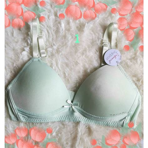 30a 65a Plain Color Bra Mint Peach Pink Marble Shopee Malaysia
