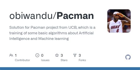 GitHub Obiwandu Pacman Solution For Pacman Project From UCB Which Is A Training Of Some