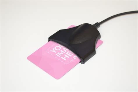 Smartcard In Reader Mockup Template Mediamodifier