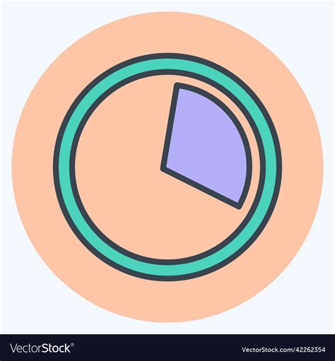 Icon Data Usage Suitable For Mobile Apps Symbol Vector Image