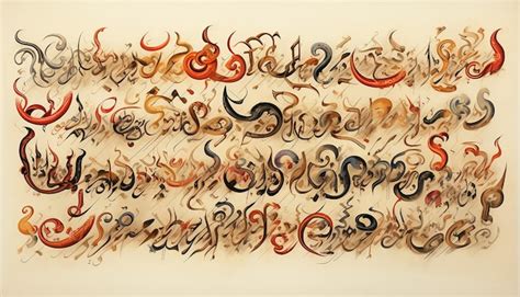 Premium Ai Image A Foreign Script A Strange Syllabic Writing System