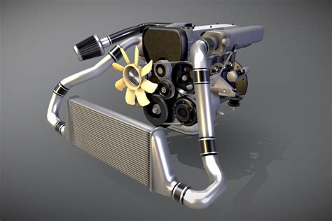 Engine Inline 6 Animated Motor 3d Land Unity Asset Store