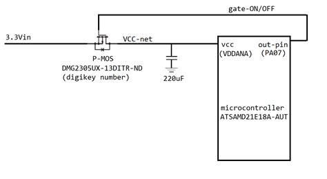 Microcontroller Why Is This Energy Saving P Mosfet Brown Out Solution Working Electrical