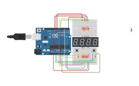 Circuit Design Copy Of 7 Segment 4 Digit Led Display Tinkercad
