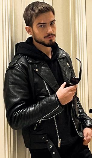 Black Leather Biker Jacket Men Image Thisvid Tube