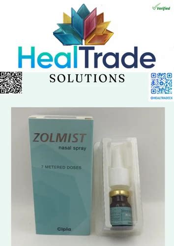 Zolmitriptan Zolmist Nasal Spray Strength 25 Mg At Rs 790pack In Nagpur