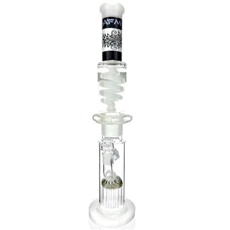 18 Afm Reversal Straight Freezable Coil Glass Beaker Bong