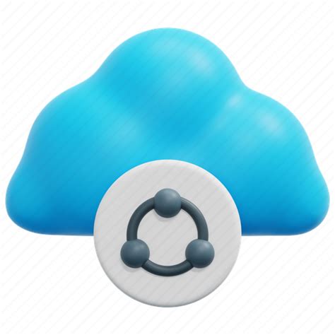 Cloud Connection Technology Computing Ui Data 3d Icon Download On Iconfinder
