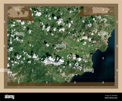Yabucoa Municipality Of Puerto Rico Low Resolution Satellite Map