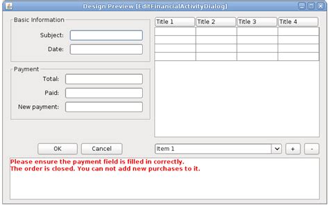 Desktop Application Can Text Area Be Used As Errorwarningnotification Output User