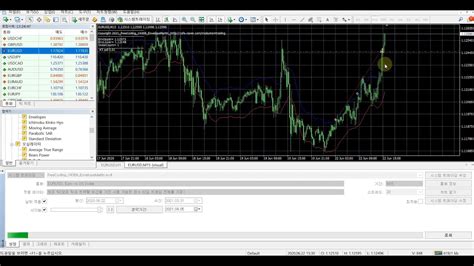코딩작업 엔벨로프마틴게일을 활용한ea자동매매프로그램 Youtube