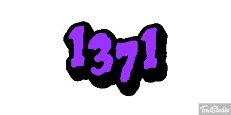 1371 Number Animated  Logo Designs