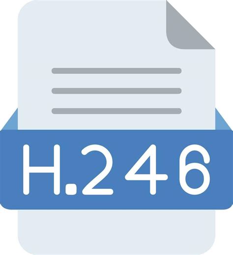 H 264 File Format Line Icon 28642750 Vector Art At Vecteezy