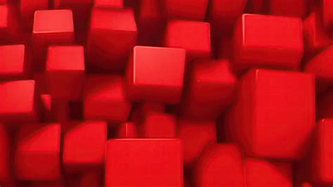 Abstract Red Cubes Background Premium Ai Generated Image