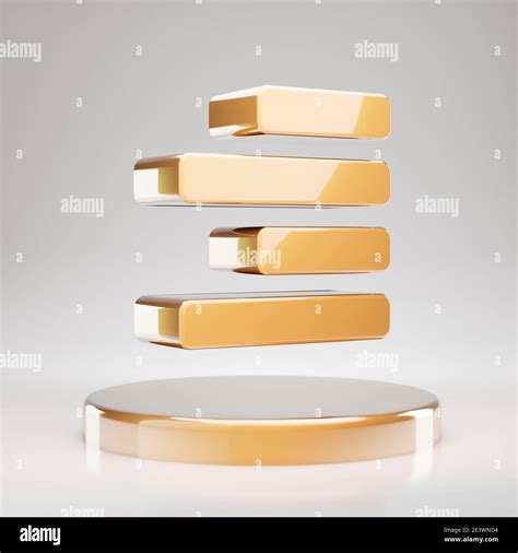 Text Align Right Icon Yellow Gold Text Align Right Symbol On Golden