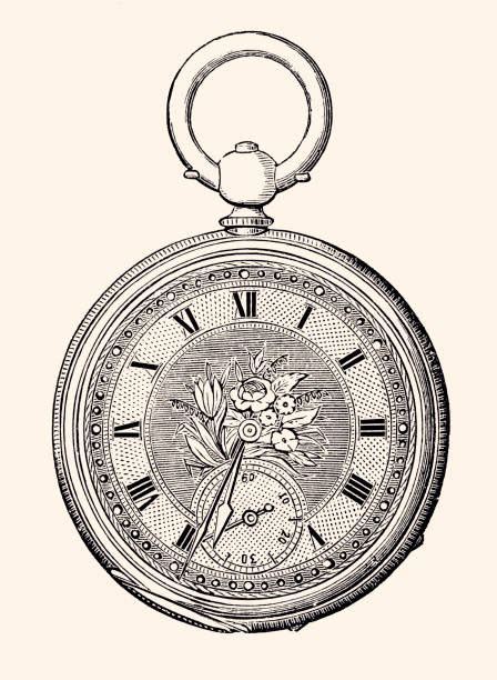 Pocket Watch Pencil Drawing