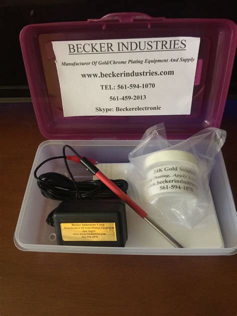 Rose Gold Plating Kit Electroplating Machine With Solution Etsy