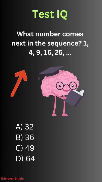 What Number Comes Next In The Sequence 1 4 9 16 25 Youtube