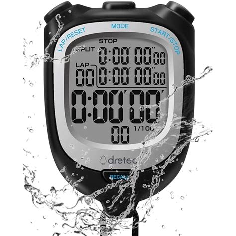 Buy Dretec Digital Sports Stopwatch Countdown Timer Lap Split With