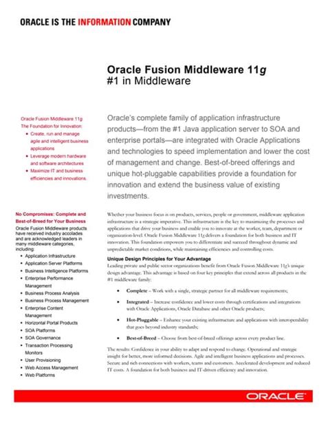 oracle middleware pdf