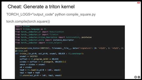 Choice Of Pile Vs Triton Pile Pytorch Forums