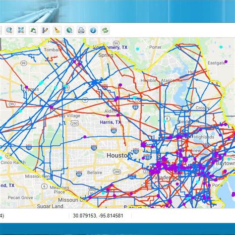 National Pipeline Mapping System Npms Public Viewer For Harris Download Scientific Diagram