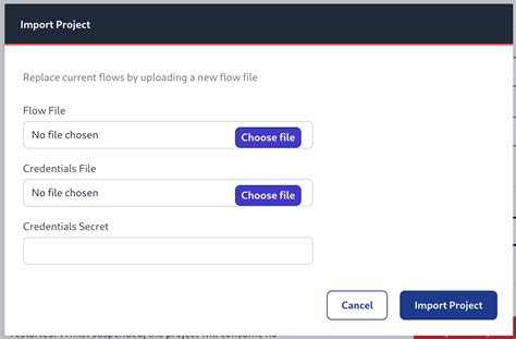 Import Credentials · Issue 835 · Flowfuseflowfuse · Github