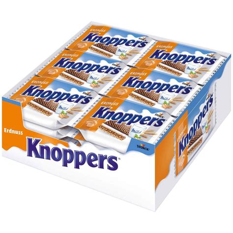 Knoppers Peanut 24x25g Buy Online Now August Storck German Cakes 16 97