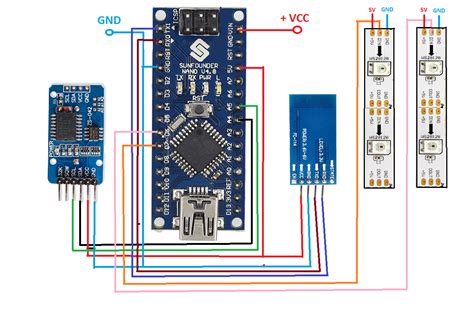Animated Rgb Wall Clock Artofit