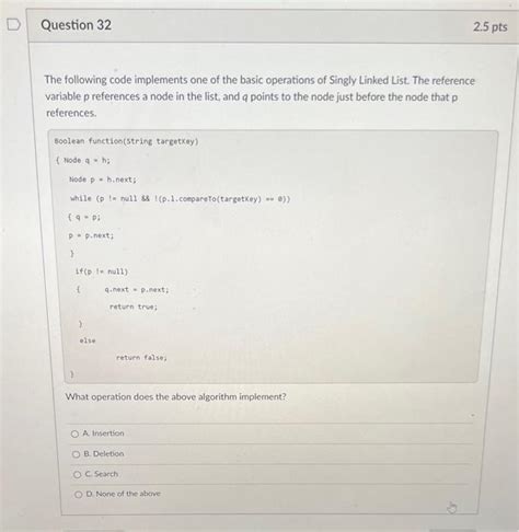 Solved The Following Code Implements One Of The Basic