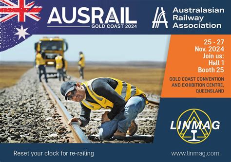 Linmag Railmilling Railmaintenance Ausrail2024 Australianrail Linmag Rail Milling Service