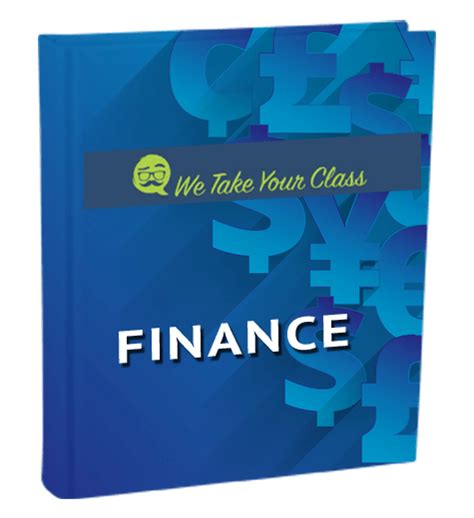 Get Help With Finance Class Take Your Class