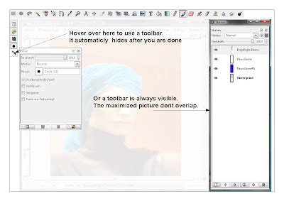 GIMP UI Brainstorm Nonoverlapping