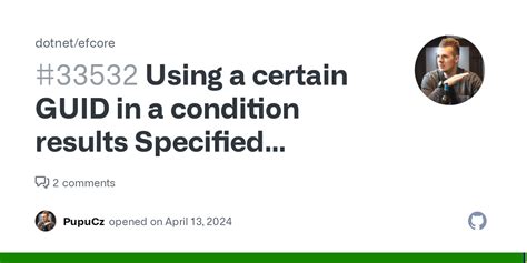 Using A Certain GUID In A Condition Results Specified Method Is Not