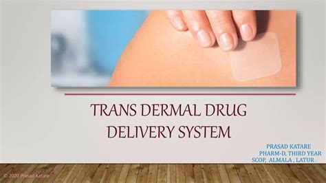 Trans Dermal Drug Delivery System Prasad Katare 02 Pptx