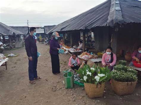 မိုင်းကိုင်မြို့နယ်၊ စည်ပင်သာယာဈေးအတွင်း Mask Campaign ဆောင်ရွက် Information And Public