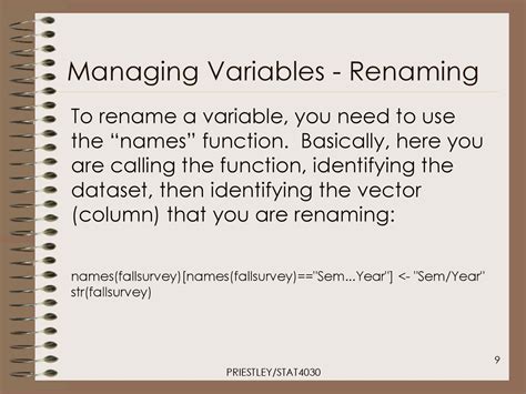Data Management Module Creating Adding And Dropping Variables Ppt